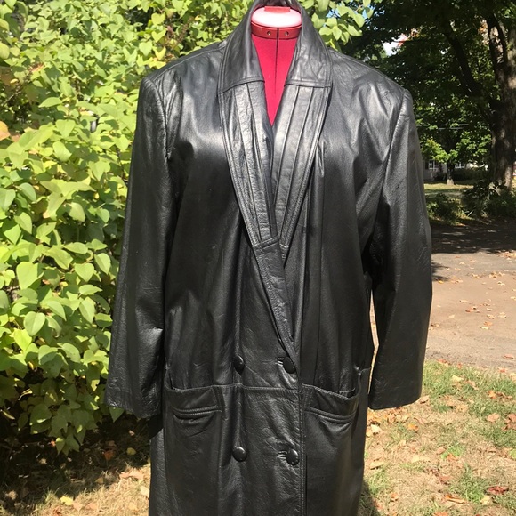 Charles Klein | Jackets & Coats | Charles Klein Genuine Leather Trench ...